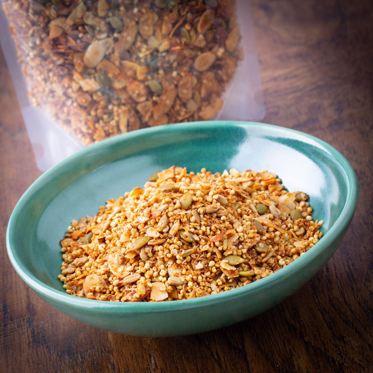 Maple, Millet & Quinoa Crunch 400g (GF) | Revive Cafe